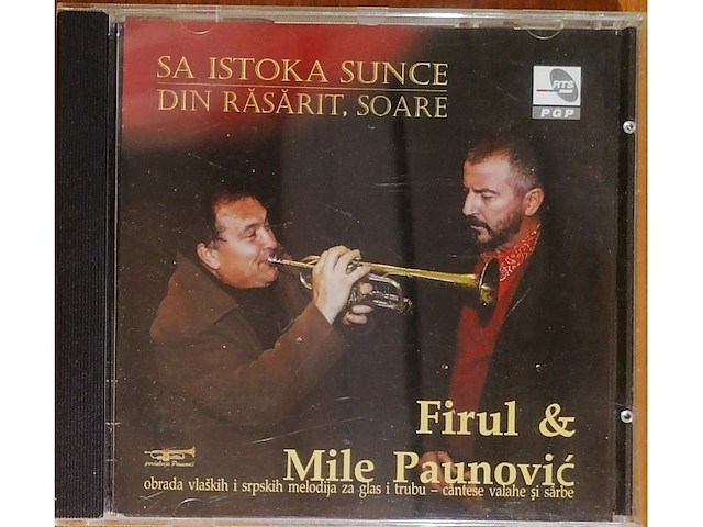 CD folk: FIRUL &;; MILE POPOVIĆ - Sa istoka Sunce (2009)