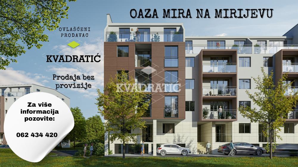 Mirijevo III, II sp, 55m2, EG, Bez Provizije 116.422 €