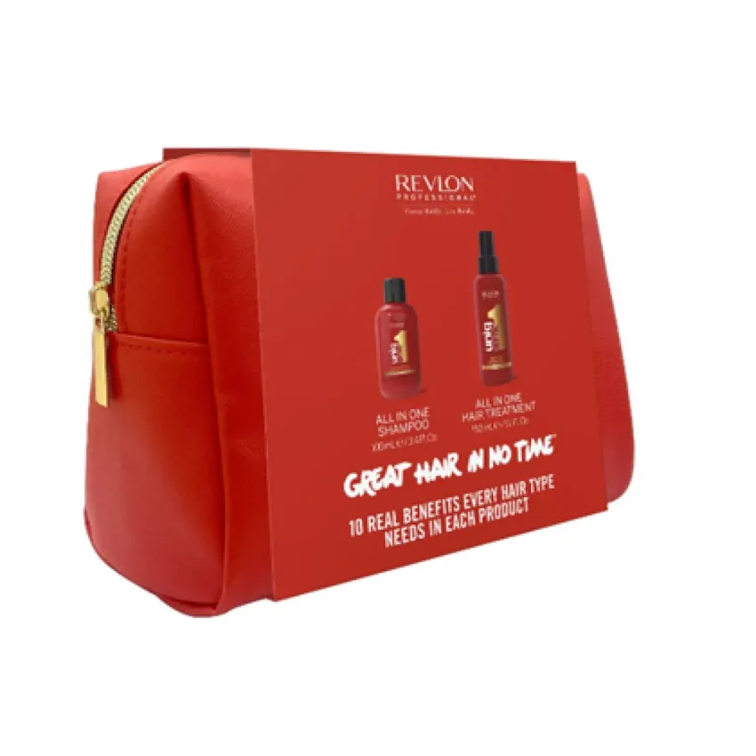 Revlon Uniq One set torbica šampon 100ml + sprej 150ml