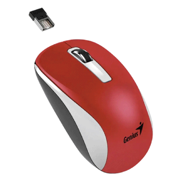 GENIUS NX-7010 Wireless Optical USB beli-crveni miš