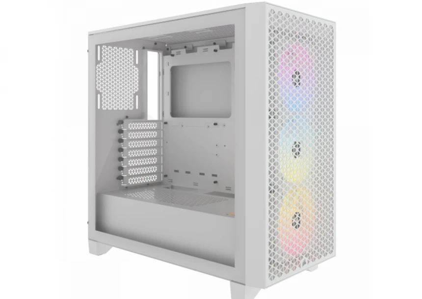 Kućište Corsair 3000D RGB AIRFLOW Mid-Tower White, CC-9011256-WW