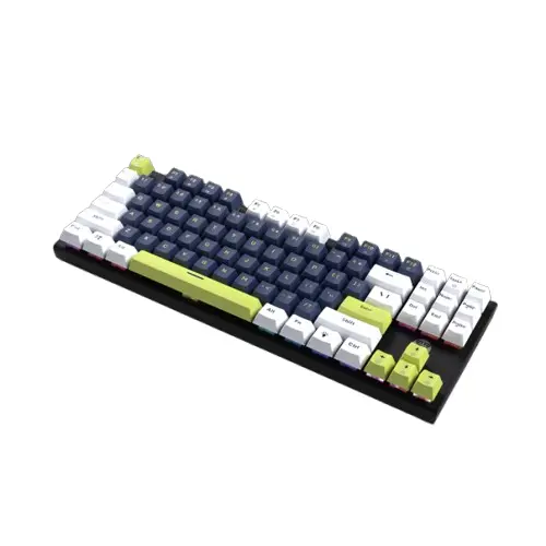 Fantech Mehanička gaming tastatura MK877S RGB Atom 87S Mori, Plavi switch, Plava