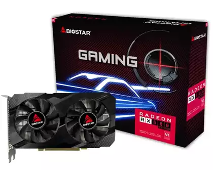 BIOSTAR Graficka karta Biostar RX580 8GB GDDR5 256 bit 3XDP/DVI/HDMI