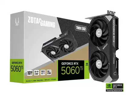 ZOTAC Grafička karta Zotac GAMING GeForce RTX 5060 Ti Twin Edge 16GB DDR7 128 bit 3xDP/HDMI