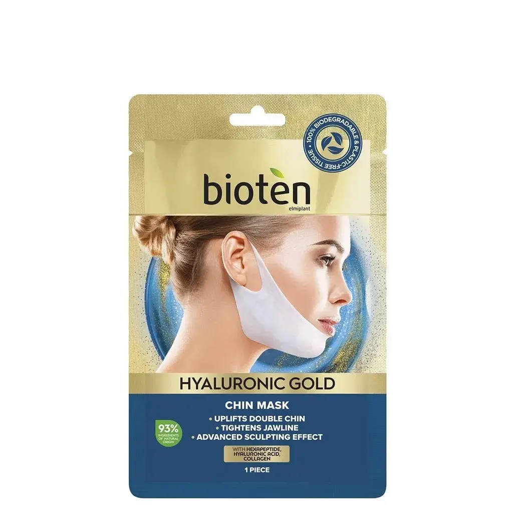 Bioten Maska za podbradak Hyaluronic Gold, 1 komad