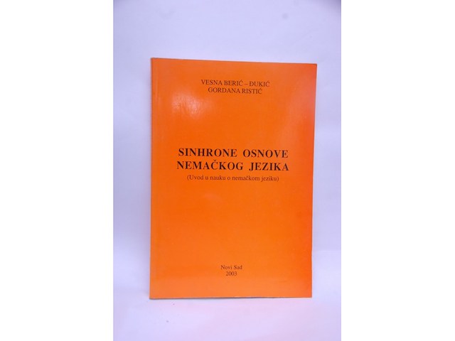 Sinhrone osnove nemačkog jezika