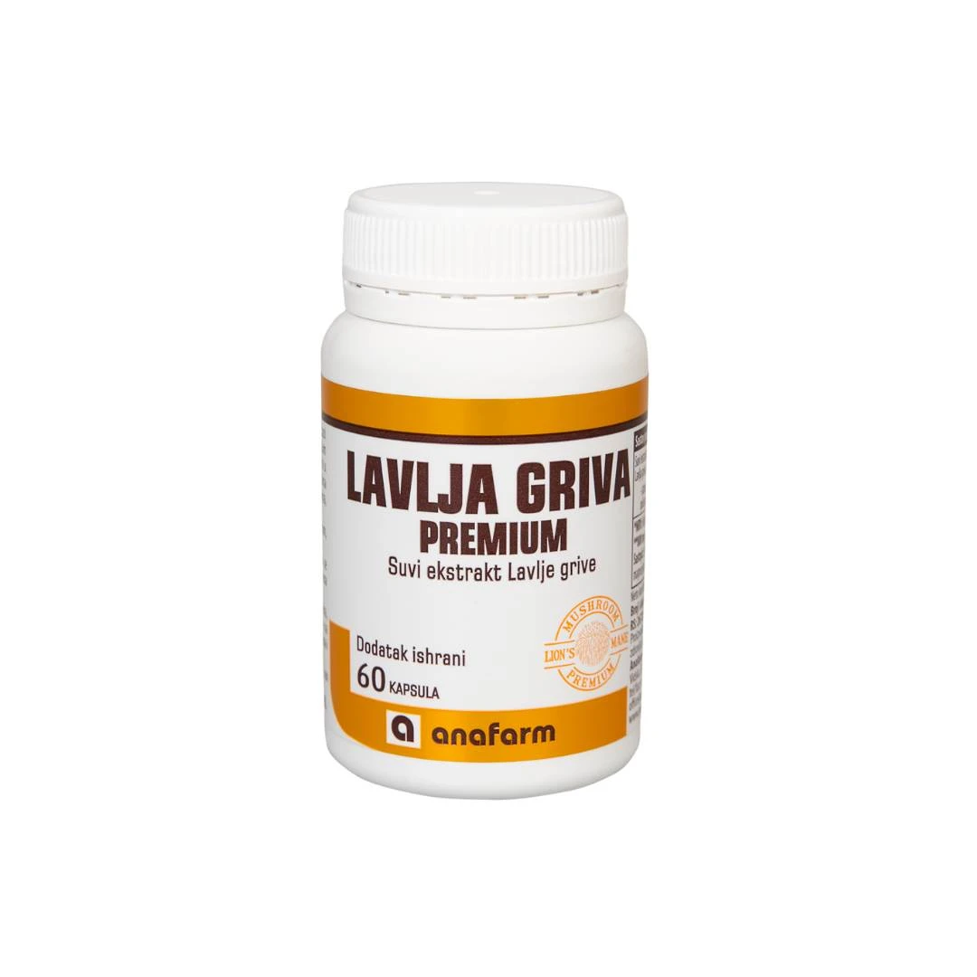 ANAFARM Lavlja Griva Premium 60 Kapsula