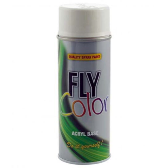 Boja u spreju Bela Sjaj Fly Color 400ml – Motip 400670