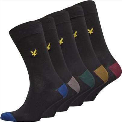 Lyle&Scott Vintage Mens Graham Five Pack Socks