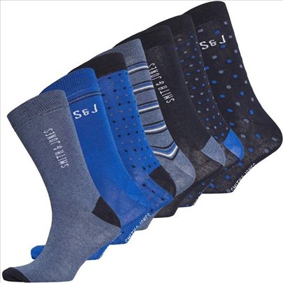 Smith And Jones Mens Riani Seven Pack Socks