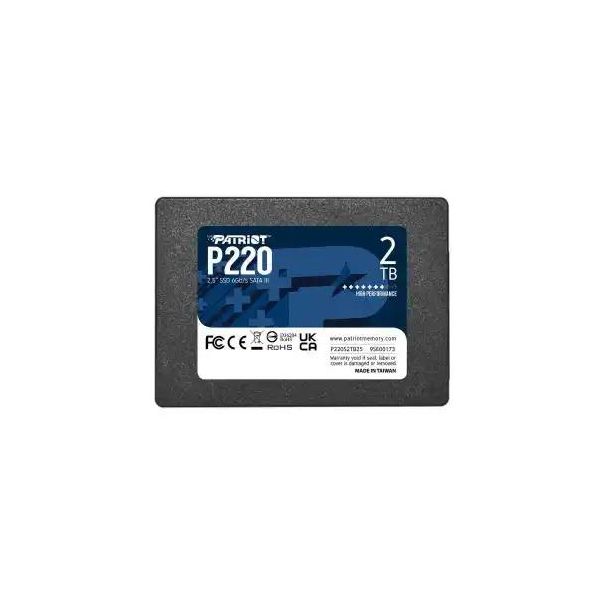 SSD 2.5 SATA3 2TB Patriot P220 550MBs/500MBs P220S2TB25