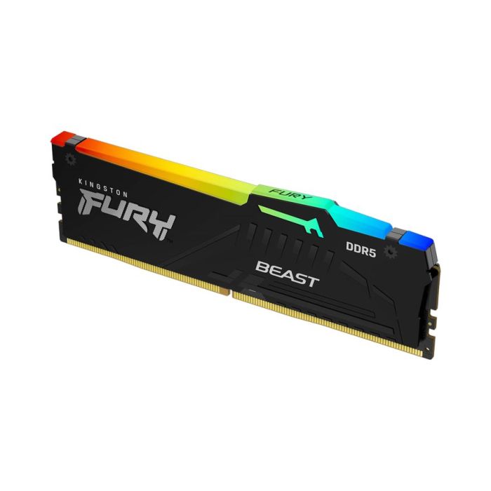 RAM memorija Kingston 32GB DDR5 5600MT/s FURY Beast Black RGB