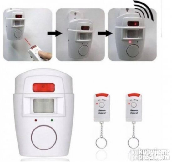ALARM za kucu Bežični mini Alarm sa senzorom pokreta O – ALARM za kucu Bežični mini Alarm sa senzorom pokreta O