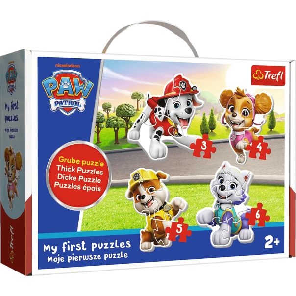 TREFL Puzzle 4u1 baby Paw Patrol 36136 - 3, 4, 5, 6 delova