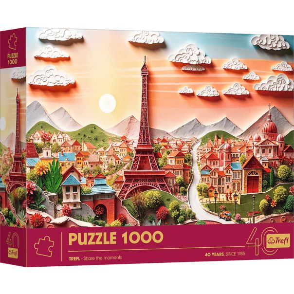 TREFL 3D Puzzle 40th anniversary of Paris 40044 - 1.000 delova