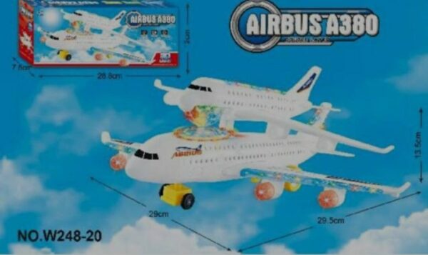 Airbus A380 Avionske igračke 3D svetla i muzika – Airbus A380 Avionske igračke 3D svetla i muzika