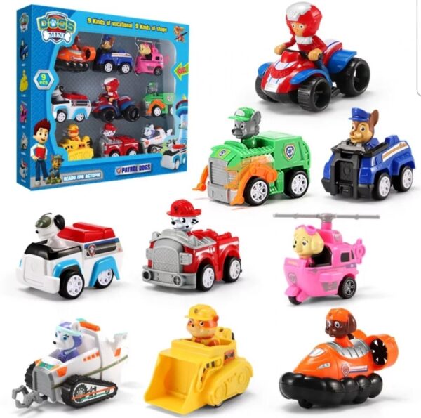 Paw Patrol – Patrolne Šape Komplet – 8 kuca + Raider – Paw Patrol – Patrolne Šape Komplet – 8 kuca + Raider