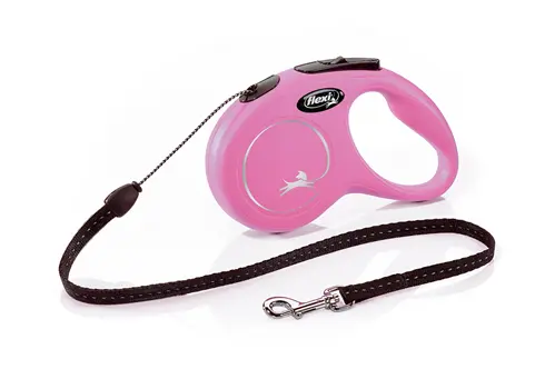 Flexi New Classic Cord Povodac za pse, L, Roze