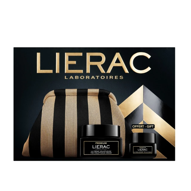 Lierac Set Premium Raskošna krema, 50 ml + Poklon Krema za zonu oko očiju, 20 ml + Torbica