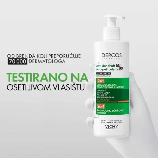 VICHY DERCOS ŠAMPON PROTIV PERUTI DS 2U1 200ML