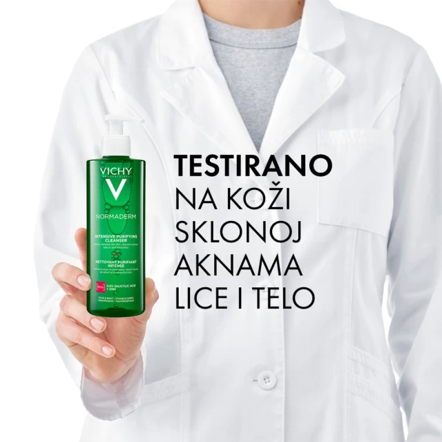 VICHY NORMADERM PHYTOSOLUTION GEL ZA DUBINSKO ČIŠĆENJE MASNE I AKNAMA SKLONE KOŽE
