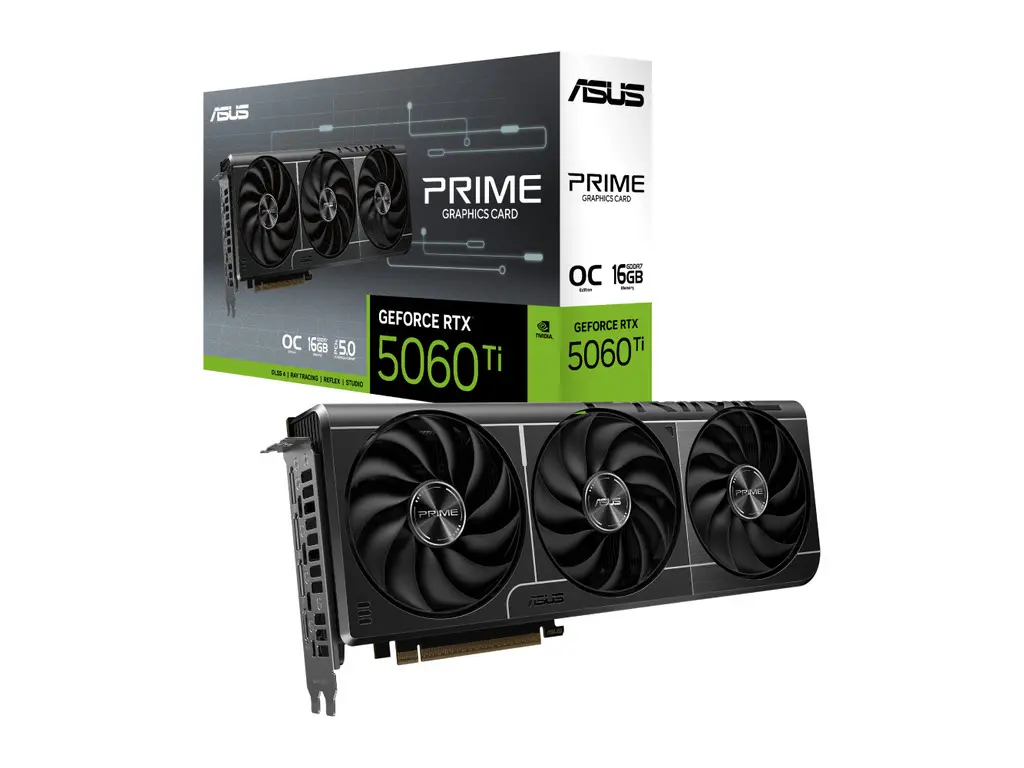 Asus grafička kartica GeForce RTX 5060 Ti, 16GB, GDDR7, 128-bit, 3x DP, 1x HDMI