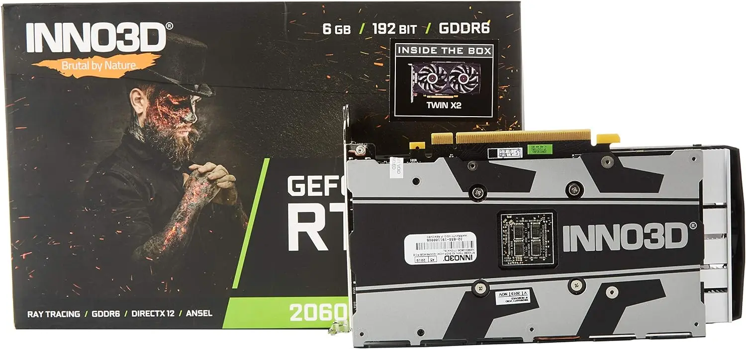 INNO3D Grafička kartica GeForce RTX 2060 Twin X2 OC 12GB GDDR6 192bit 3xDP/HDMI