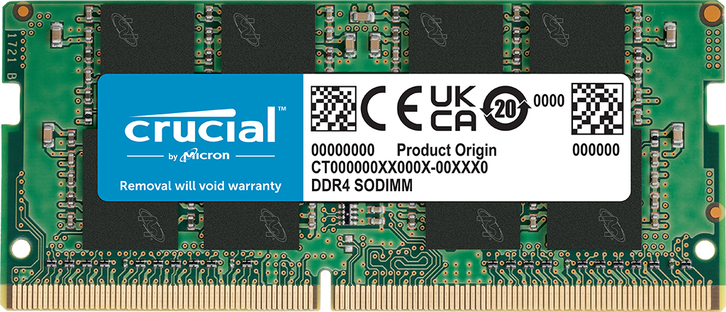 CRUCIAL RAM DDR4 8 GB 3200 MHz CT8G4DFRA32AT Tray