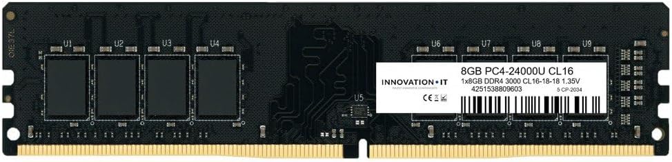 INNOVATION IT RAM DIMM DDR4 8 GB 3200 MHz CL16 1.35 V