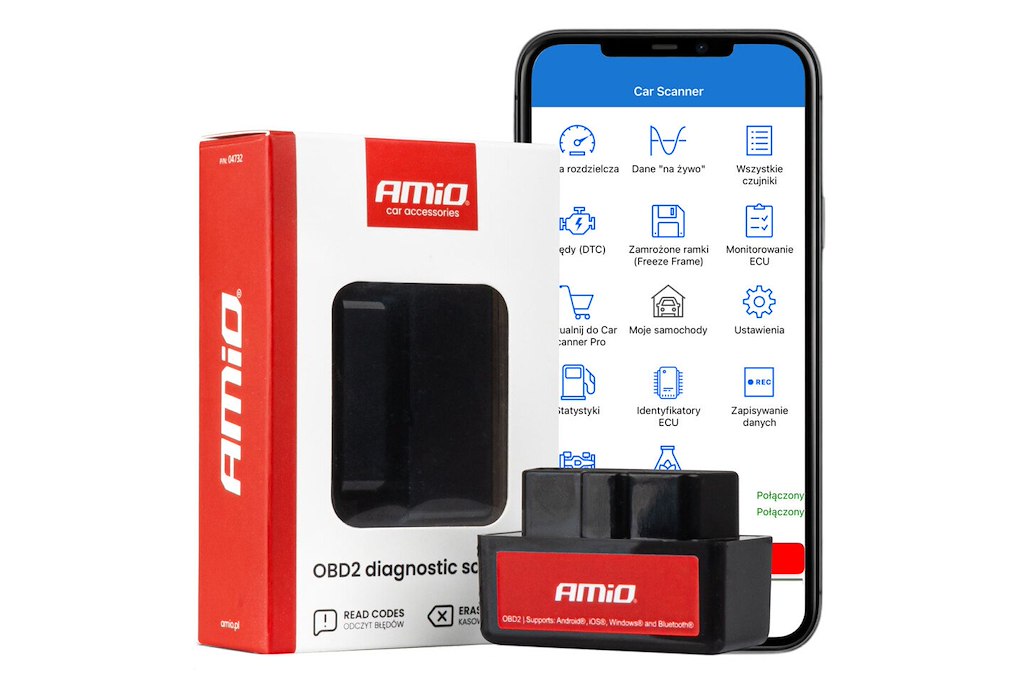 Dijagnostički interfejs za AMiO OBD2 BT mini skener tester AMIO-04732 Preporučujemo
