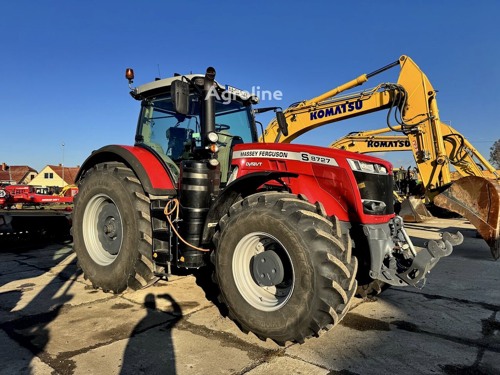 Massey Ferguson 8727 S dyna VT, 640h !!! Újszerű traktor točkaš