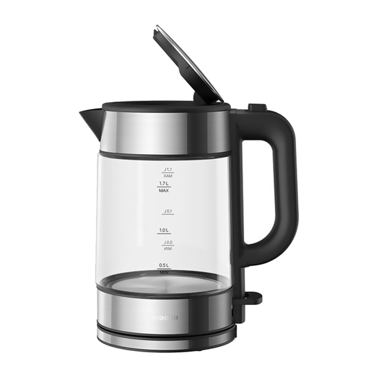 Električni bokal Xiaomi Mi Electric Glass Kettle, 1.7 l, 2200 W, Siva
