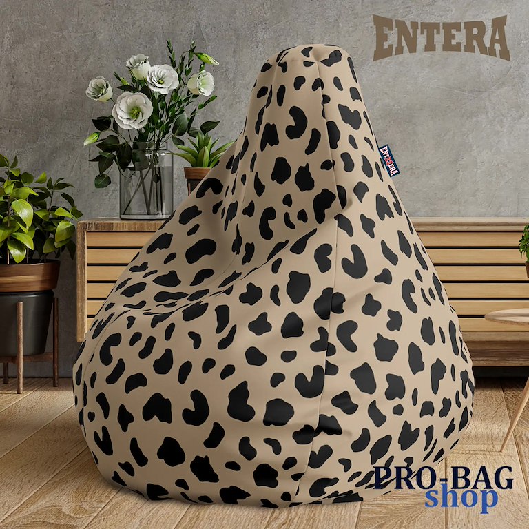ENTERA Lazy Bag - Animal print - 017
