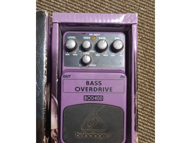 Bod400 Bass Overdrive pedala