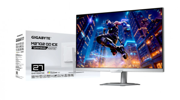 27” 200Hz QHD 2560x1440 SS IPS, nVidia G-Sync Compatible, 99% DCI-P3, 150%sRGB, Quantum Dot Technology, KVM, White ( M27Q2 ICE EK )