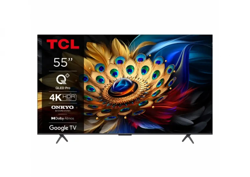 SMART QLED TV 55 TCL 55C655 3840x2160/4K HDR/DVB-T2/C/S2/GoogleTV