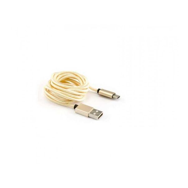 S BOX Kabl USB A - Type C, Fruity 1,5m, Gold