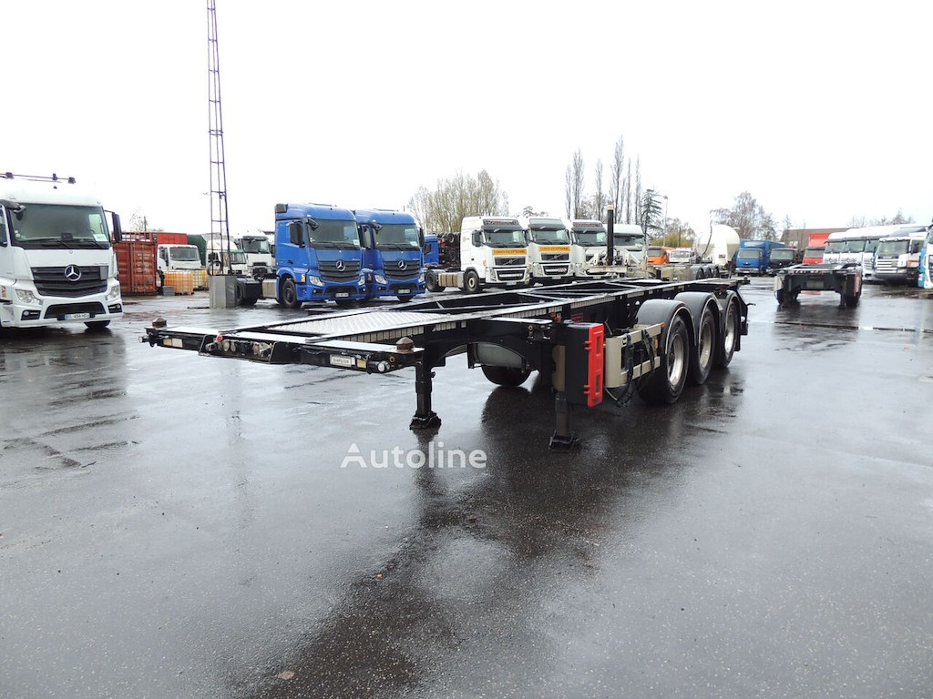 Van Hool 30' - 20' ADR Containerchassis (3x) poluprikolica za prevoz kontejnera