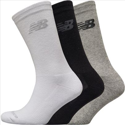 NEW BALANCE Three Pack Cushioned Crew Socks