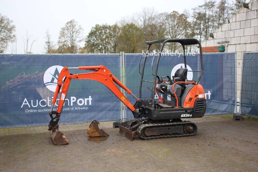 Prodaje se Kubota KX36-3 mini bager na aukciji