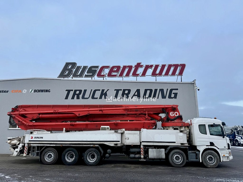 JunJin na šasiji Scania G124 JunJin 55-5 m pumpa za beton