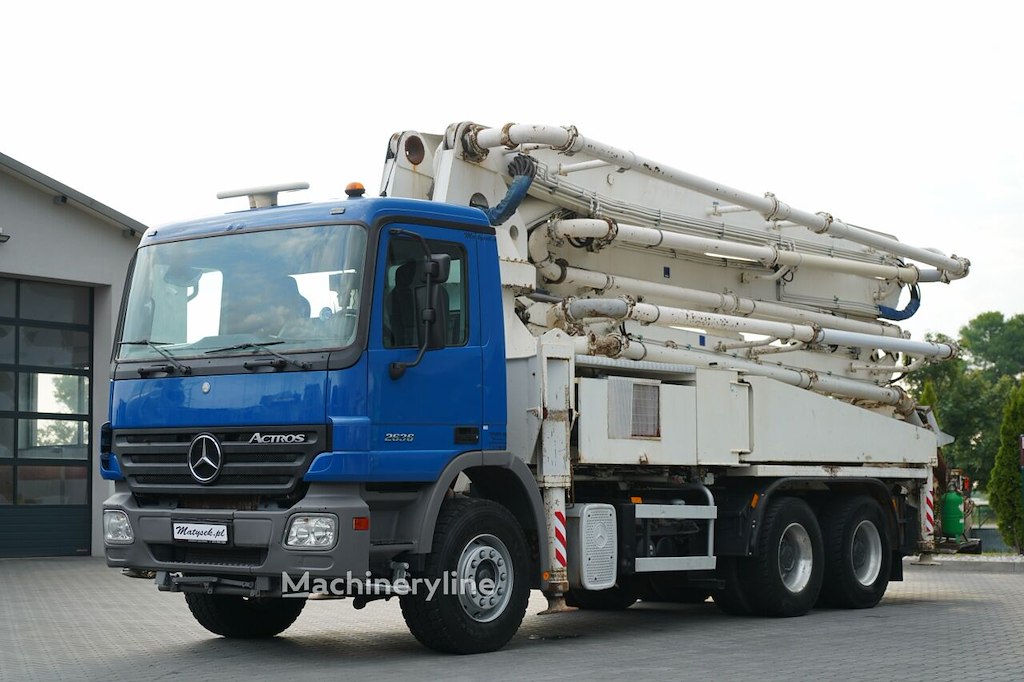 Sermac 5Z37 na šasiji Mercedes-Benz ACTROS 2636 / POMPA SERMAC 5Z37 / 37  METRÓW / STEROWANIE RADIOW pumpa za beton