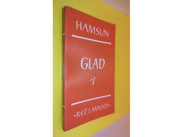 Reč / GLAD - Knut Hamsun