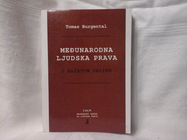 Međunarodna ljudska prava u sažetom obliku Tomas