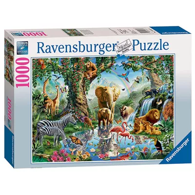 Ravensburger
RAVENSBURGER PUZZLE- ZABAVA U DZUNGLI 1000 KOM (RA19837)