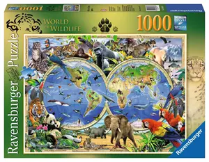 Ravensburger Ravensburger puzzle 1000 delova- Svet divljih zivotinja (19385)