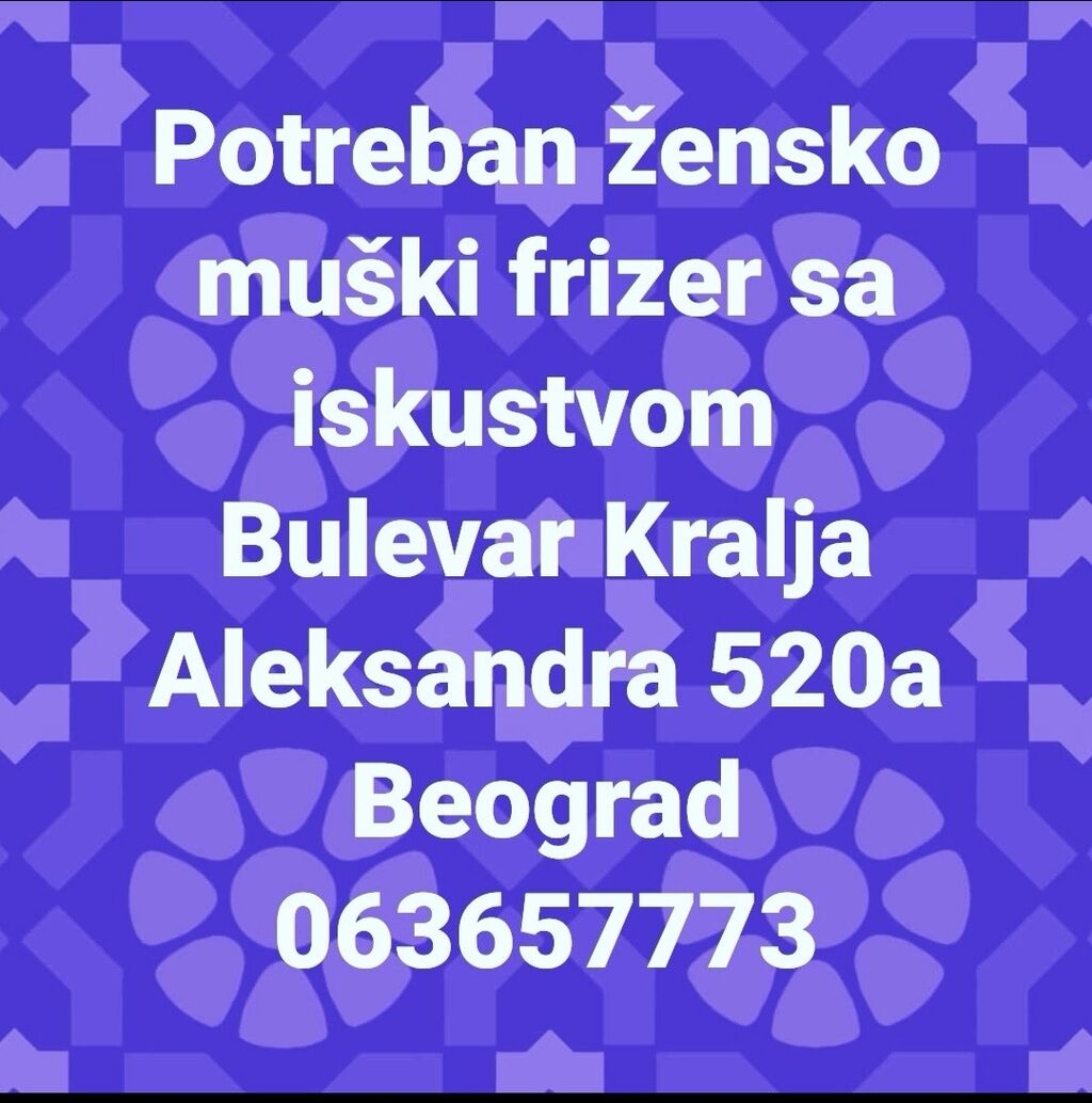 Frizer Univerzalni majstor. Procenat