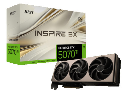 MSI RTX5070Ti Inspire 3X OC 16GB GDDR7