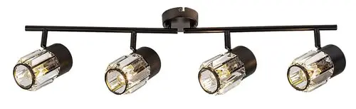 Rabalux Spot lampa Venaro, 4x15W, 4xE14, Crna