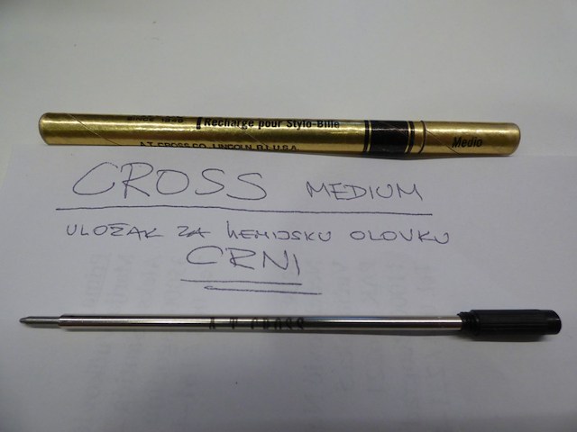 CROSS - crni Medium uložak za hemijsku olovku